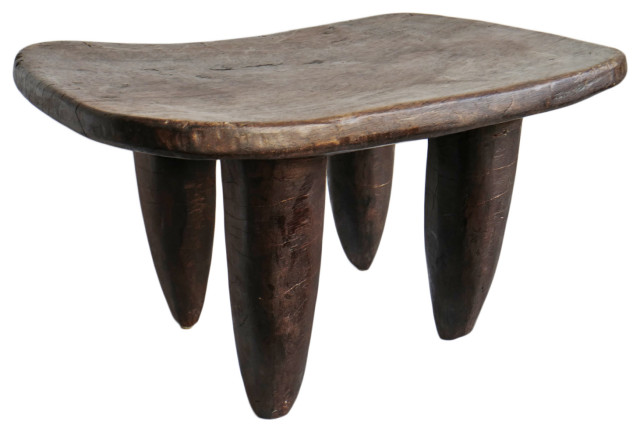 Consigned Senufo Stool, Table K - Rustic - Accent And Garden Stools ...