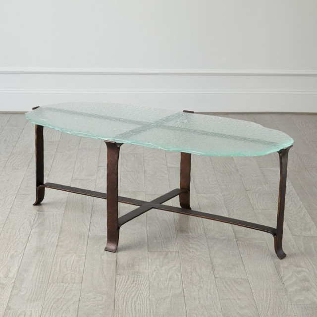 Melting Glass Bronze Cocktail Table - Transitional - Coffee Tables - by ...