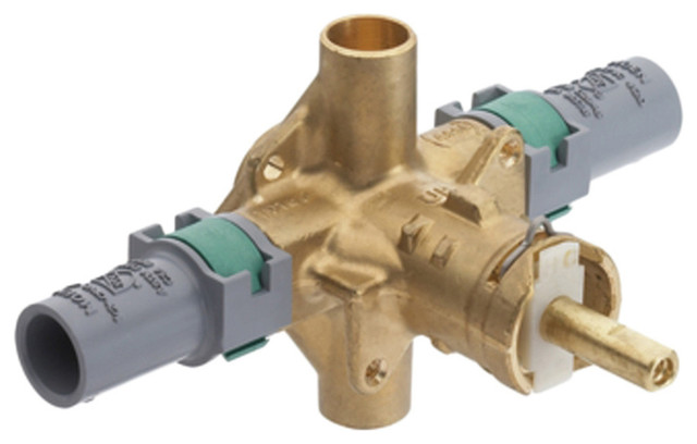 Moen 62340 1/2" CPVC Posi-Temp Pressure Balancing Rough-In Valve, No ...