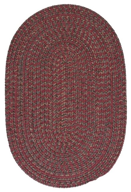 Hayward Rug, Berry 9'x12', 9'x12' Oval - Contemporary - Area Rugs - by ...