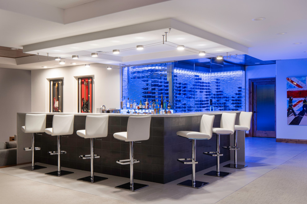Big House on the Prairie - Contemporary - Home Bar - Denver - by Rodwin ...