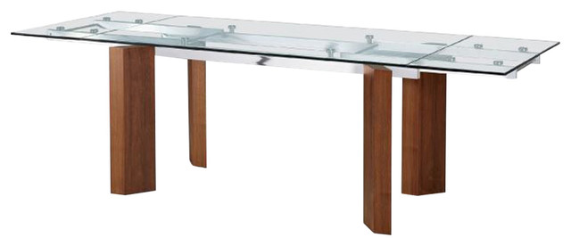 Glass Top Extendable Dining Table - Contemporary - Dining Tables - by ...