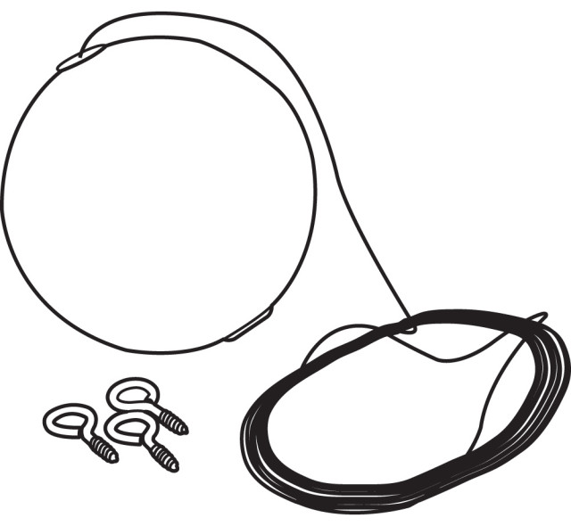 Stop-Right, Retracting Stop Ball for Garages - Garage Doors And Openers ...