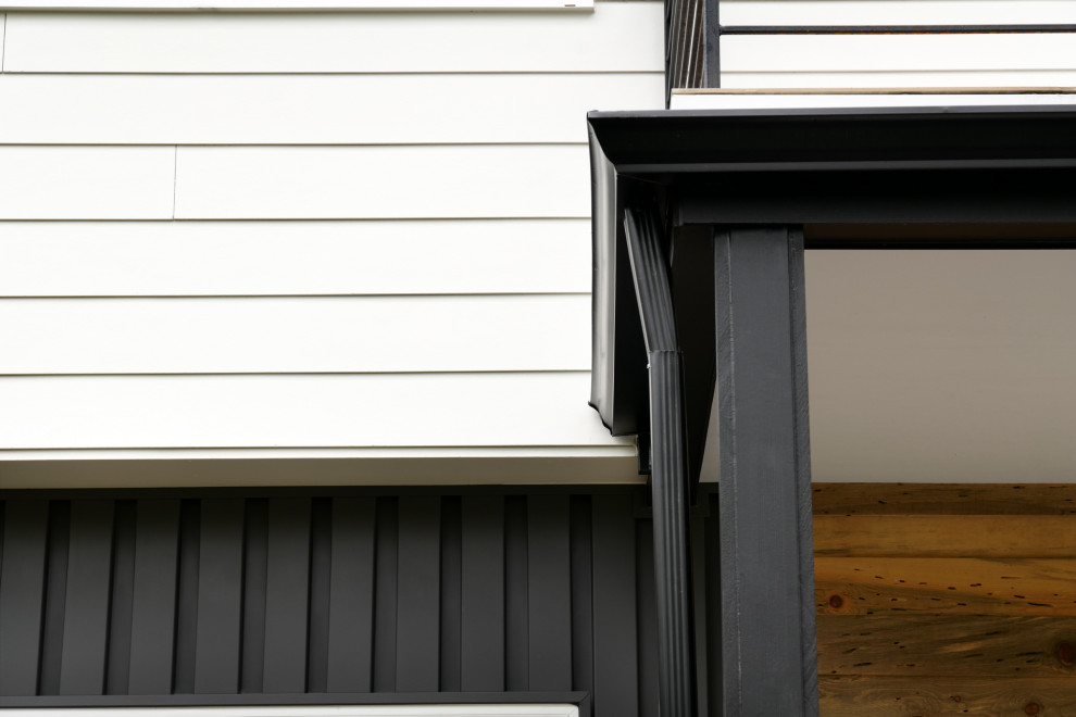 Multiple siding options and textures - Contemporary - Exterior ...
