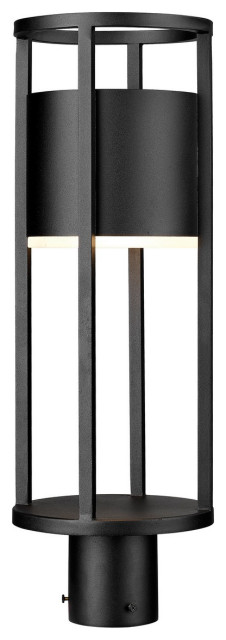 Luca LED Outdoor Post Mount, Black - Transitional - Post Lights - by ...