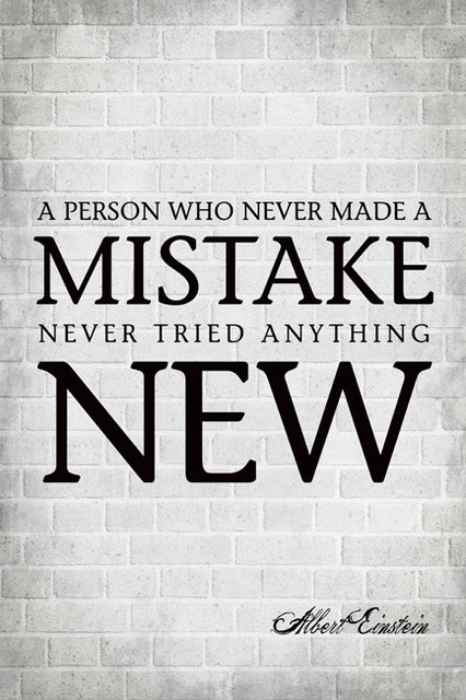 A Person Who Never Made A Mistake, Albert Einstein Quote, Motivational ...