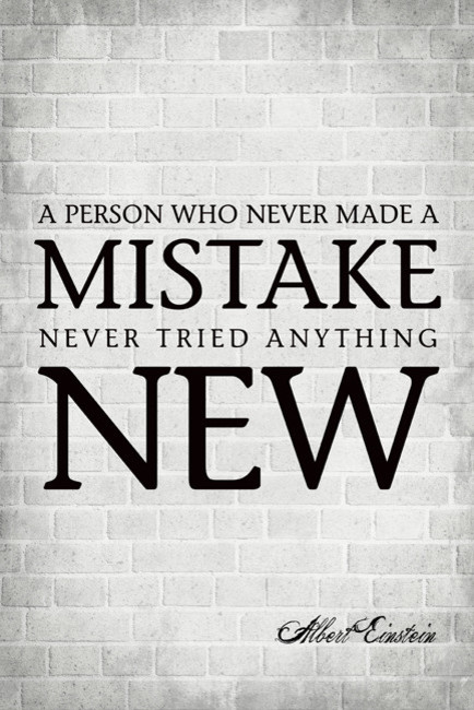 A Person Who Never Made A Mistake, Albert Einstein Quote, Motivational ...