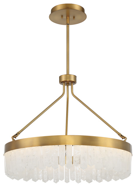 Landon LED Pendant, Warm Brass - Transitional - Pendant Lighting - by ...