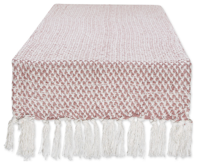 Pale Mauve Woven Table Runner 15x72 - Contemporary - Table Runners - by ...