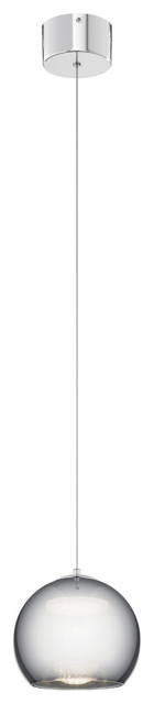 Rendo LED Pendant, Chrome - Contemporary - Pendant Lighting - by ...