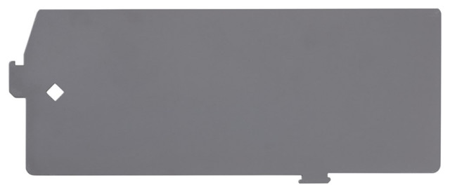 Hirsh Metal Lateral Divider Kit 10-pack 5"H x 12.38"D Platinum Gray ...