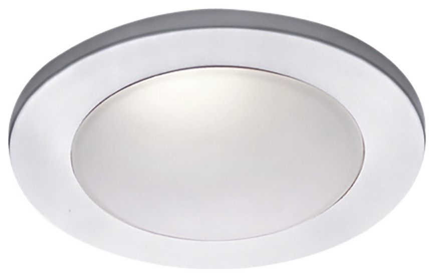 WAC Lighting 4" Trim Drop Dish Glass Dome for Showers, HR-D418-CB ...