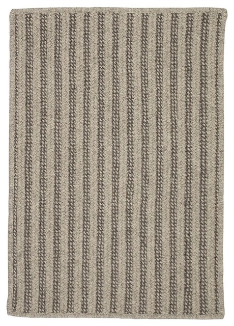 Woodland Vertical Stripe Rug, Dark Gray, 12'x15', 12'x15' - Farmhouse ...