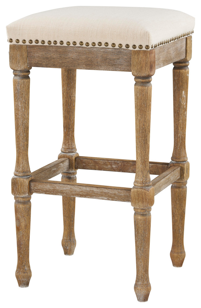 Walker Stool 30'' (Putty), W16*D16*H30 - French Country - Bar Stools ...