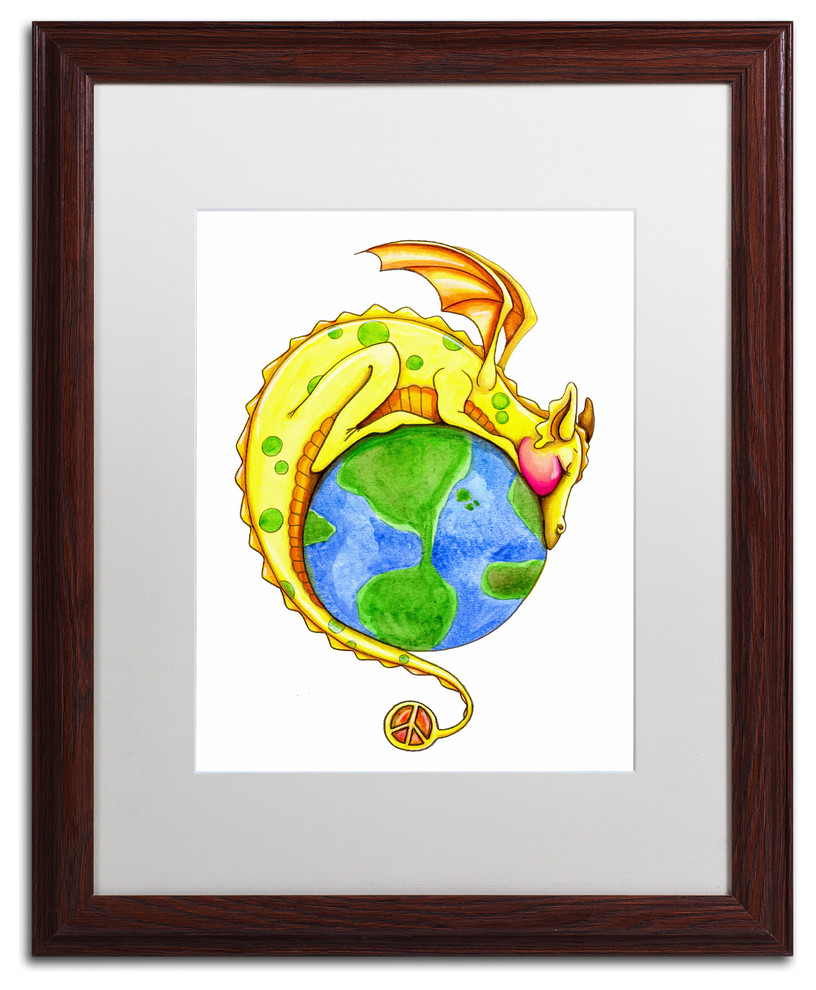 Jennifer Nilsson 'Dreaming of Peace - Dragon' Art, 20"x16 ...