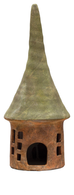 Decorative Terracotta Toad House, Multicolor - Farmhouse - Garden ...
