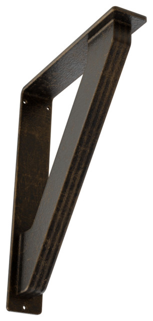 Traditional Wrought Iron Bracket, 2"Wx10"Dx12"H - Transitional ...