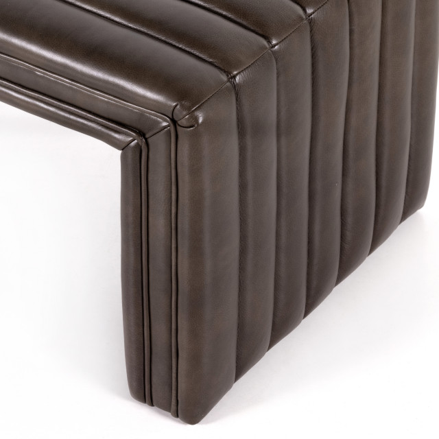 Augustine Bench, Deacon Wolf - Contemporary - Upholstered Benches - by ...