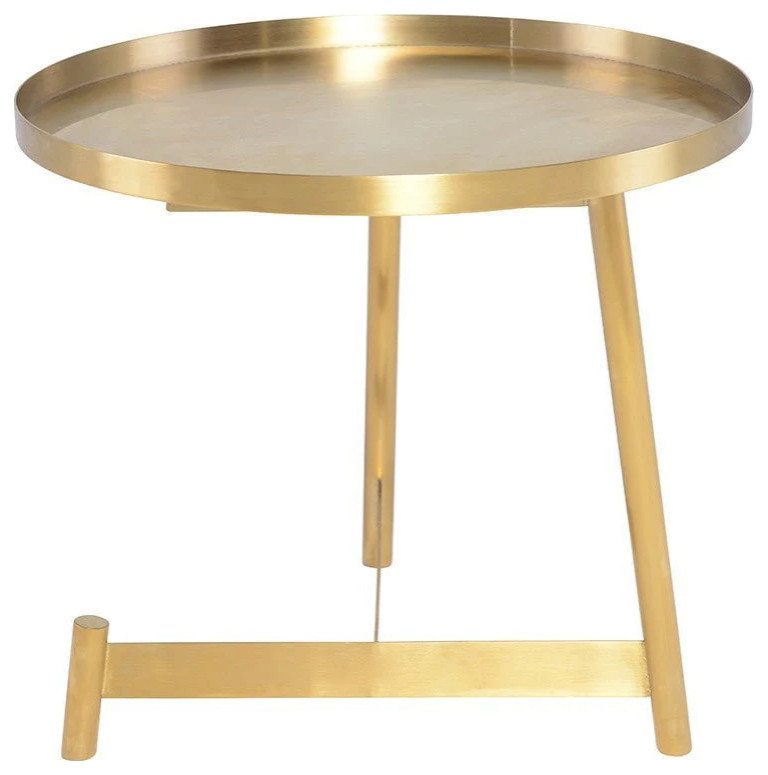 Jovi Gold Side Table - Midcentury - Side Tables And End Tables - by ...