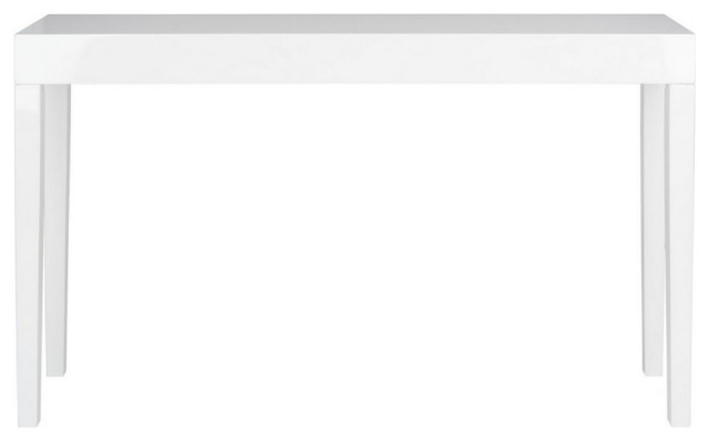 Barrett Mid Century Scandinavian Wood Console, Table White ...