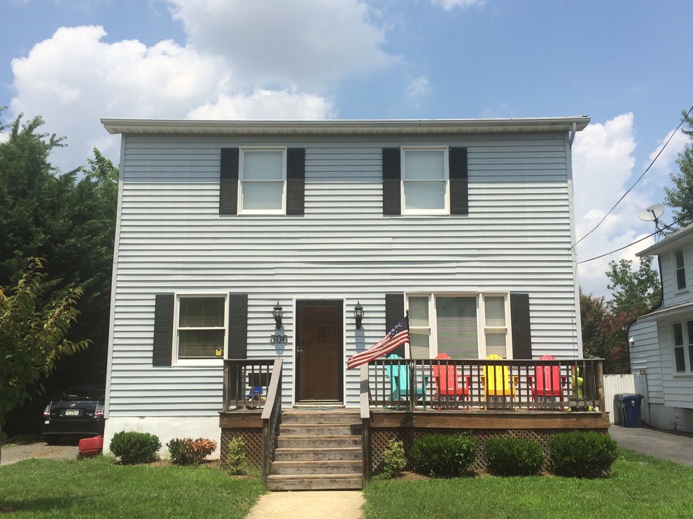 Siding to make a giant SQUARE look like a home?