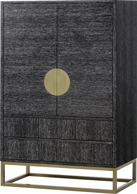 Louis Low Cabinet - Contemporary - Wine And Bar Cabinets - by ...