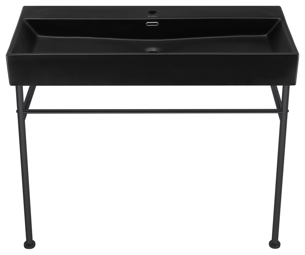 Swiss Madison SM-CS74 Claire 35-7/16"H Console Sink Set - Transitional ...