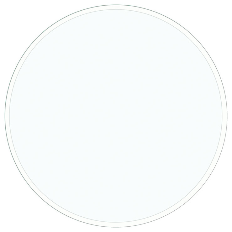 60" Round Glass Top - Contemporary - Table Tops And Bases - by ...