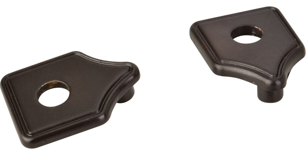 Jeffrey Alexander PE03-DBAC Cabinet Pull Escutcheon, Brushed Oil Rubbed ...