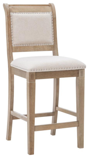 Emmy 26 In Natural Counter Stool - Contemporary - Bar Stools And ...