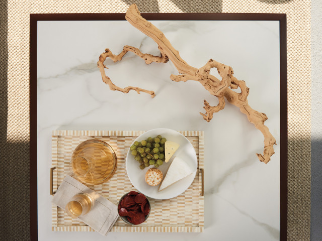 Abaco Outdoor Square Cocktail Table by Tommy Bahama - Transitional ...