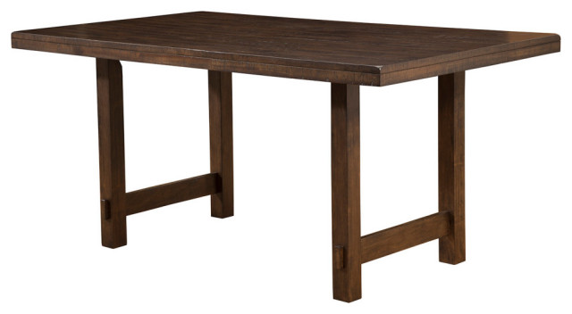 Emery Dining Table, Walnut - Transitional - Dining Tables - by Alpine ...