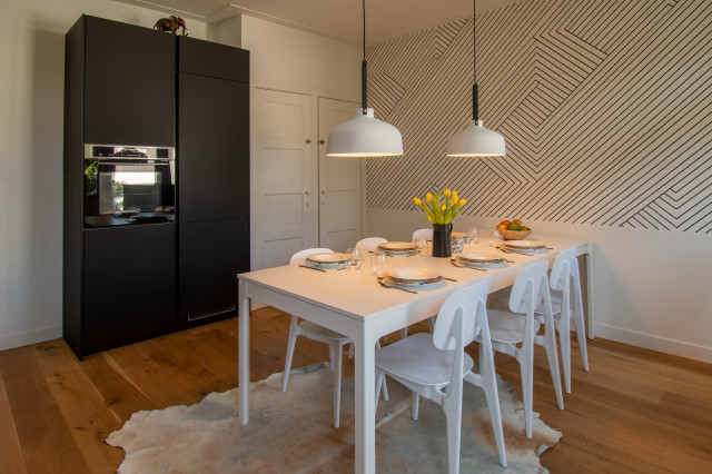 Rénovation d'un appartement familial avec des fresques murales ...