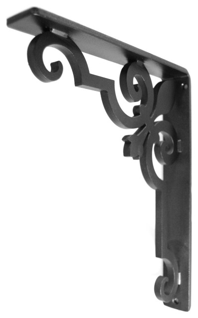 Wrought Iron Corbel - Charlotte Iron Countertop Corbel (single center ...
