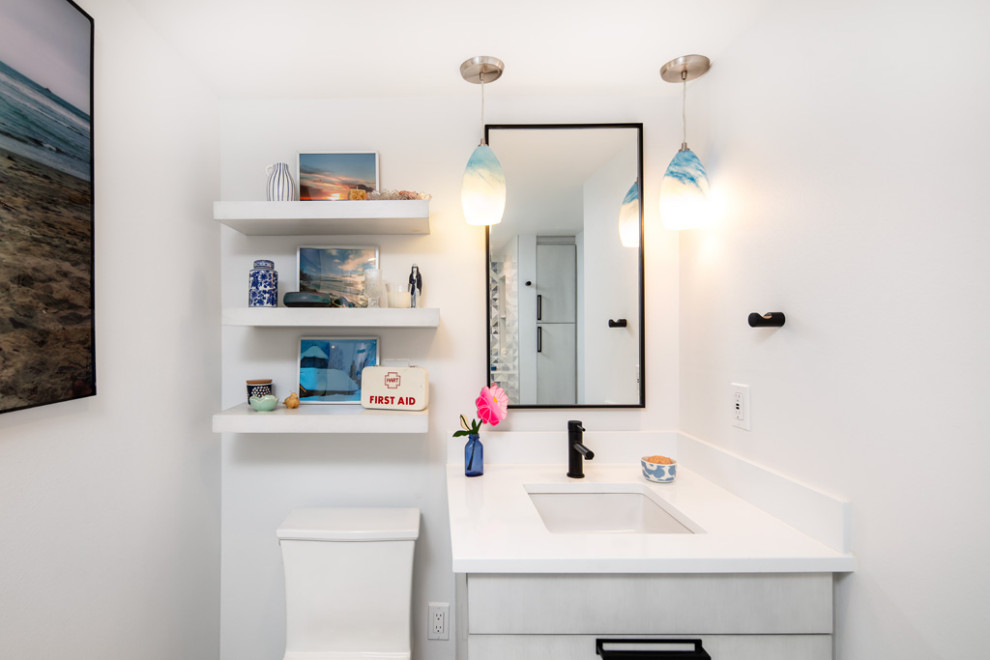 Space Needle Small Condo Bath - Modern - Bathroom - Seattle - by Neil ...