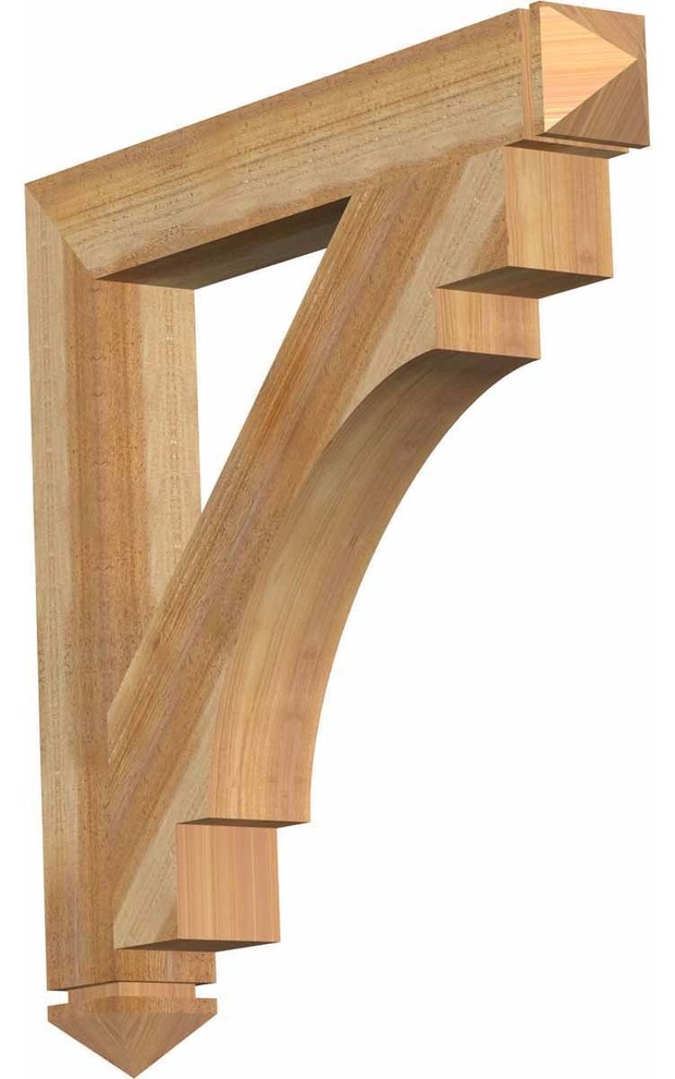 Merced Arts & Crafts Bracket, 30"D x 30"H - Transitional - Corbels - by ...