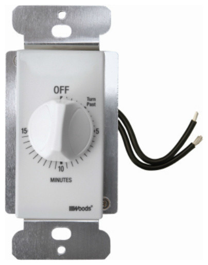 Woods® 59711 Indoor Spring Wound Timer, 15 Minute, White - Transitional ...