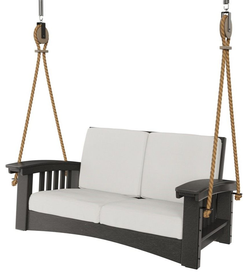 Poly Lounge Rope Swing - Transitional - Porch Swings - by Furniture ...