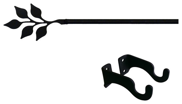 Leaf Curtain Rod, Small - Transitional - Curtain Rods - by Bentley ...