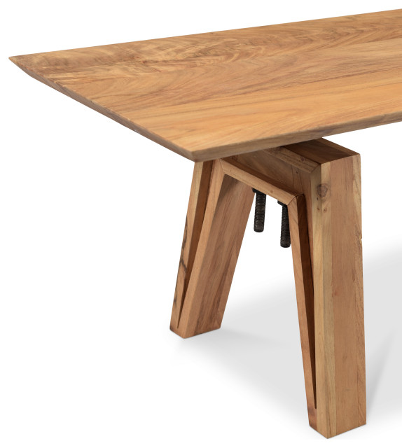 Branch Live Edge Industrial Bench - Industrial - Dining Benches - by ...