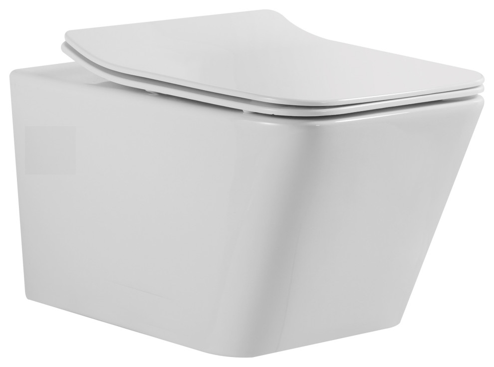 Wall mount Toilet Cube - Contemporary - Toilets - by Bath4Life | Houzz