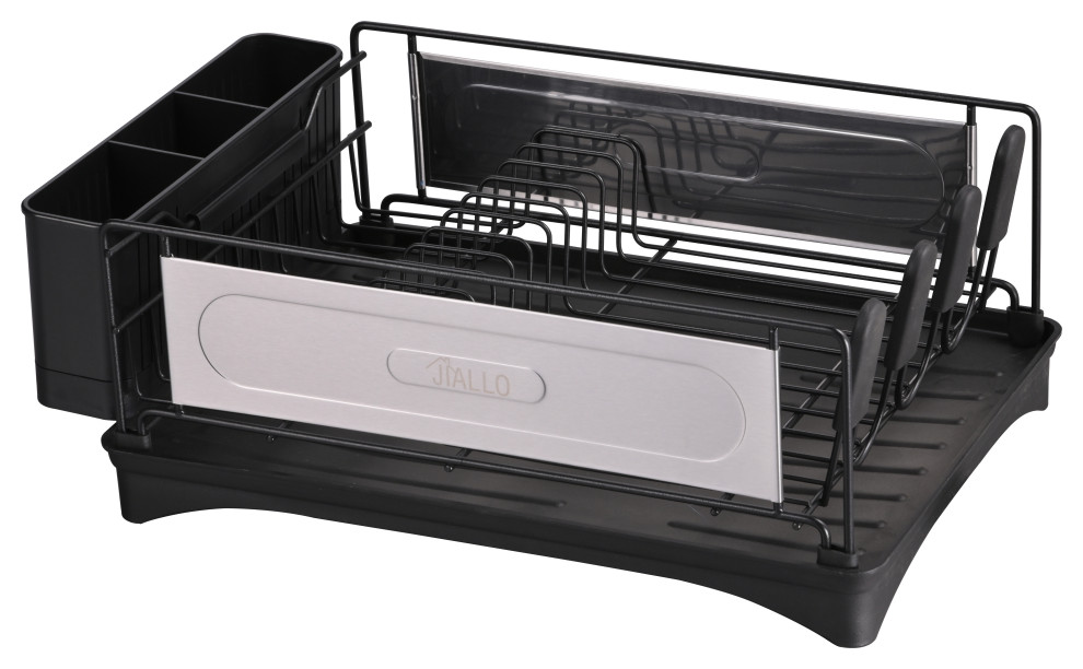 Jiallo Stainless Steel Luxury Dish Rack With Self-Draining Tray ...