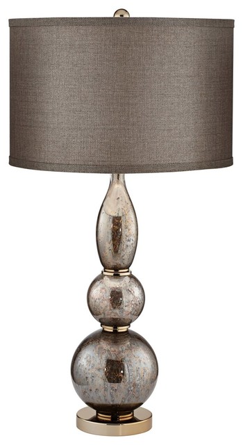 Pacific Coast Trinity Antique Copper Mercury Table Lamp, Brown ...