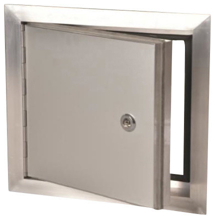 Exterior Access Panel, With Piano Hinge Aluminum - Industrial - Patio ...