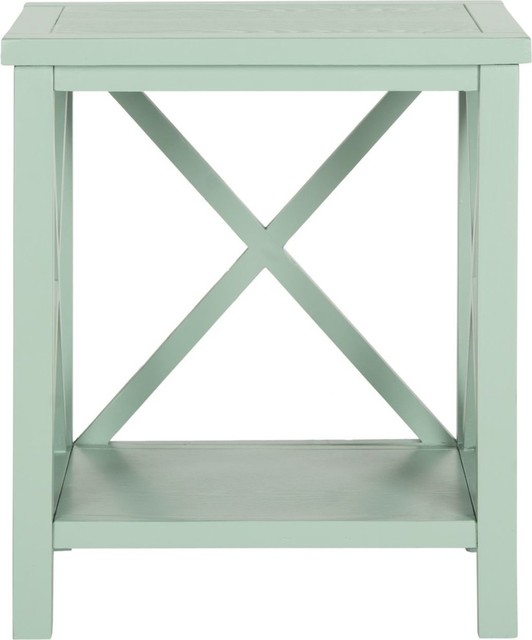 Candice Cross Back End Table - Transitional - Side Tables And End ...