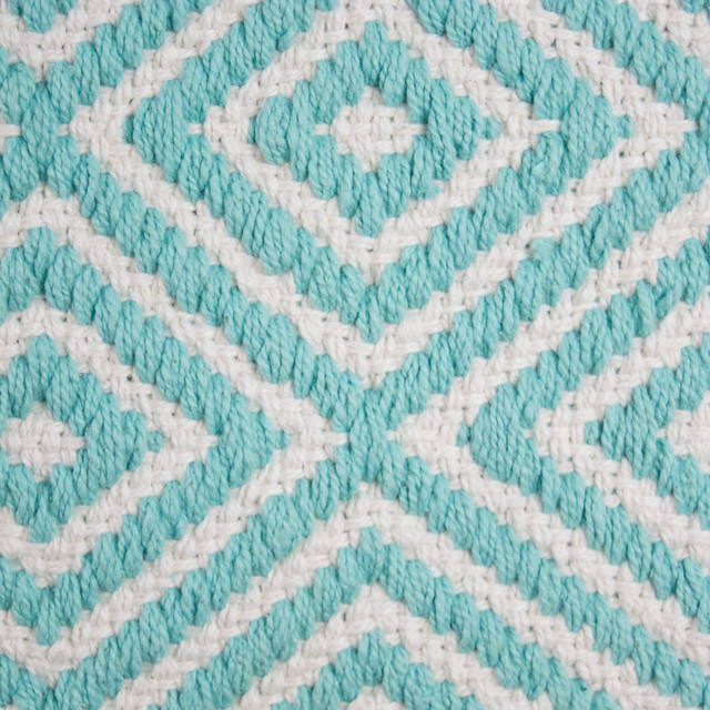 DII Rug Diamond 2'x3' Aqua - Contemporary - Area Rugs - by Design ...