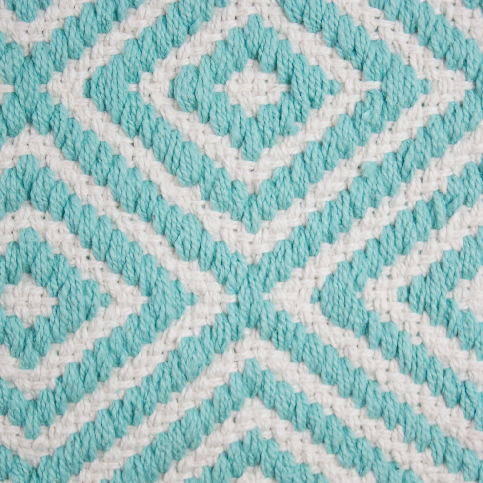 DII Rug Diamond 2'x3' Aqua - Contemporary - Area Rugs - by Design ...