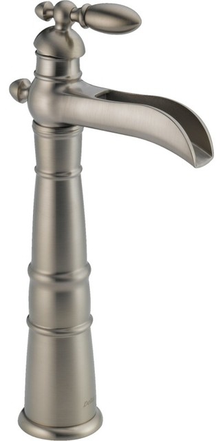 754LF-SS Delta Victorian Single Handle Vessel Lavatory Faucet ...