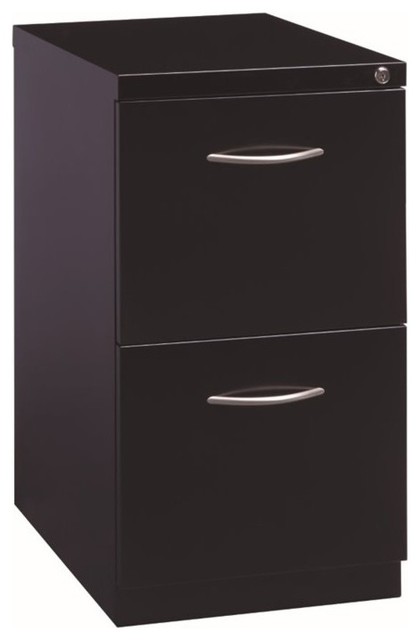 Hirsh 23-in Deep Mobile Pedestal File 2-Drawer Metal File/File. Arch ...