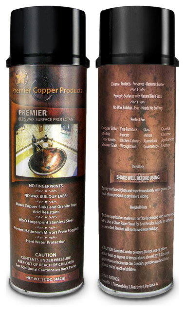 17" Large Round Vessel Hammered Copper Sink, Drain & Accessories ...